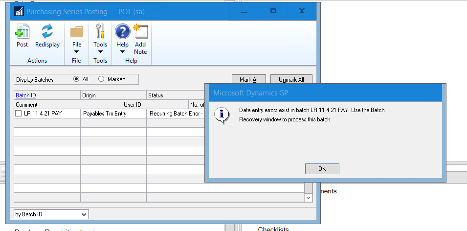 Discussions – Dynamics GP – Dynamics Communities